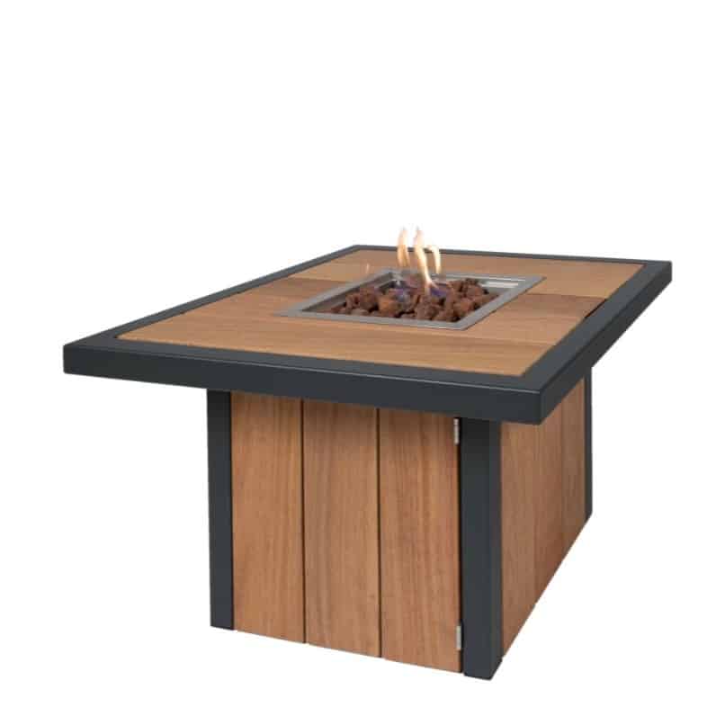Fire Pit Table "River"| Hardwood & Steel | Terras & Co